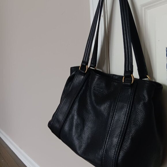American Leather Co. | Bags | American Leather Co Black Shoulder Bag ...
